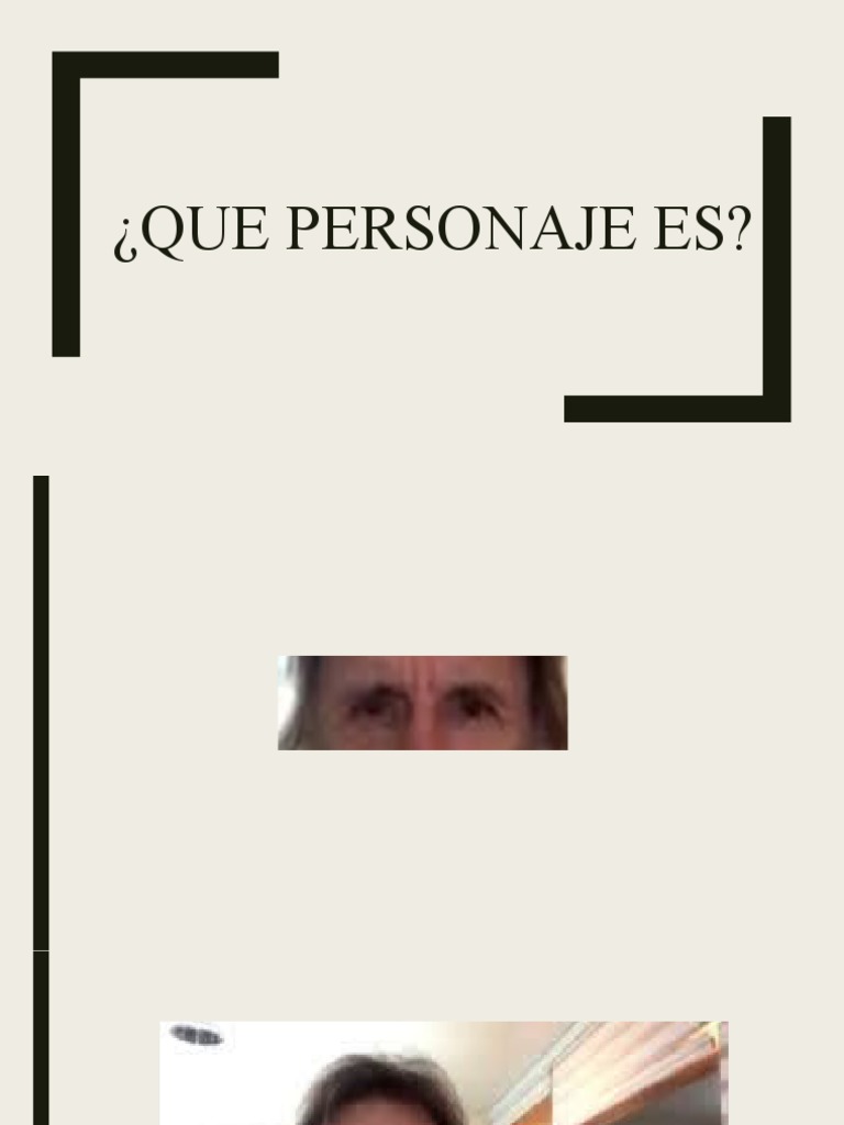 Que Personaje Es | PDF