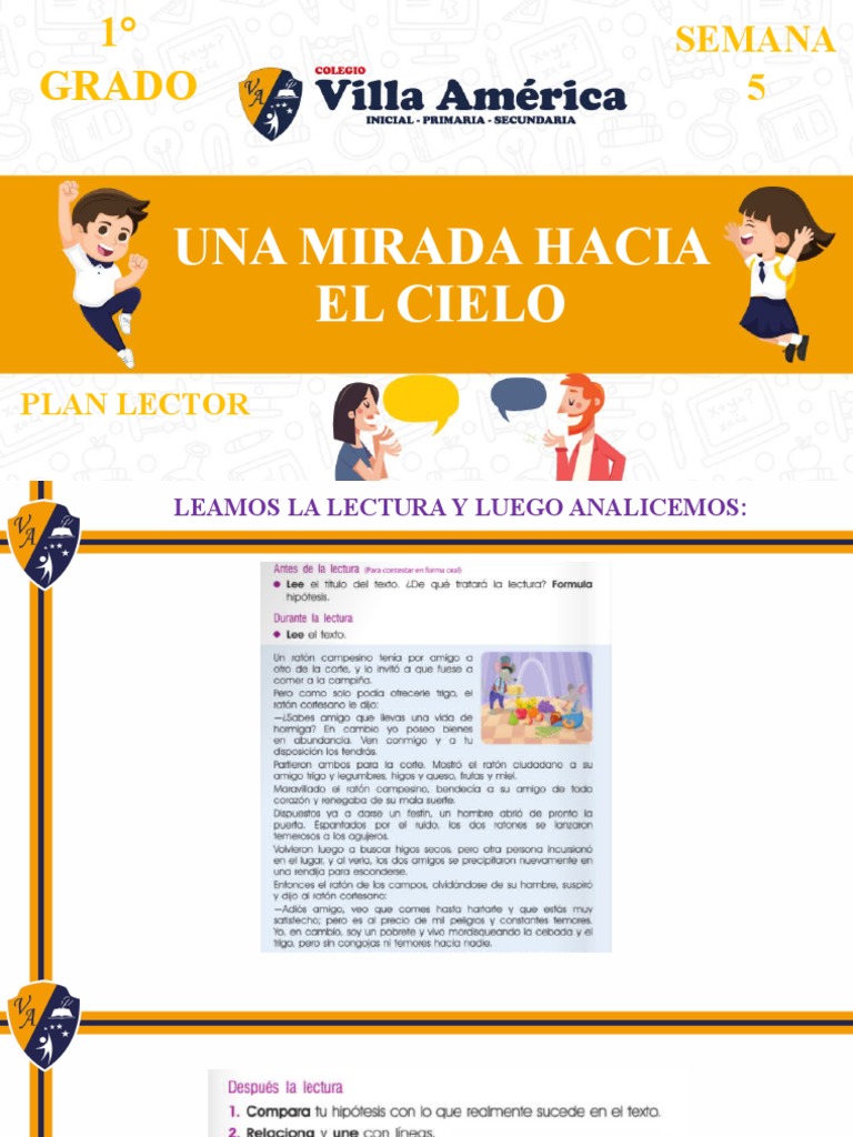 Una Mirada Hacia El Cielo - 1° | PDF