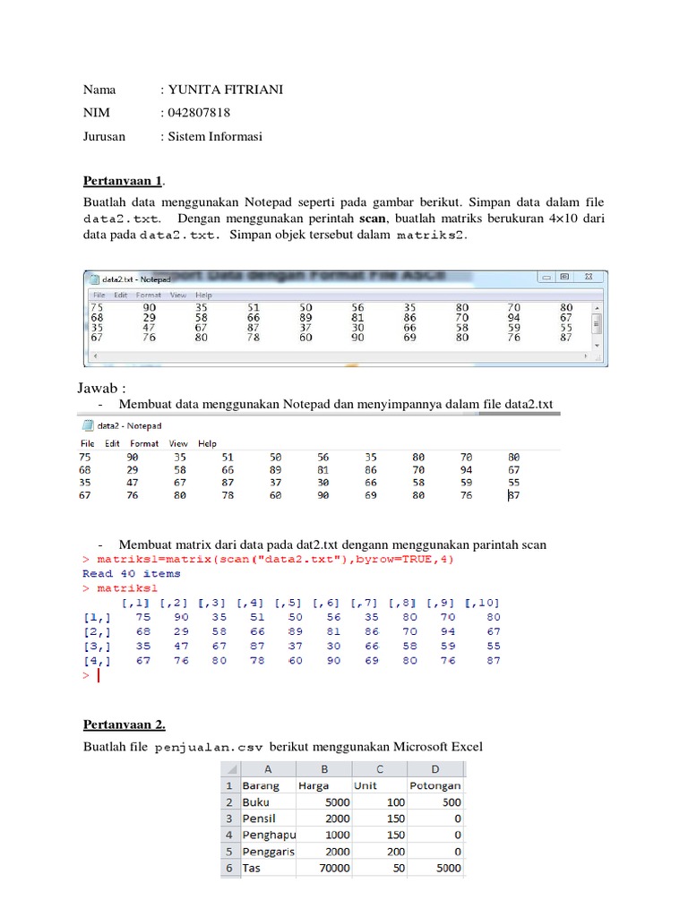 Diskusi 6 Yunita Fitriani - Komputer 1 | PDF | Metode & Bahan Ajar