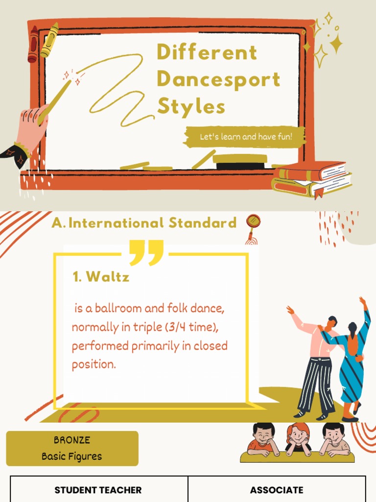 Different Dancesport Styles | PDF