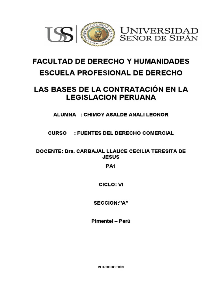 Pa1 Contratosparte General | PDF | Estado (política) | Derecho laboral
