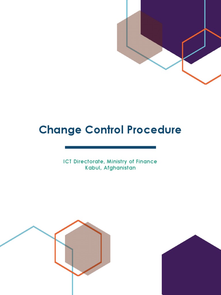 Change Control Procedure | Download Free PDF | Information Security ...