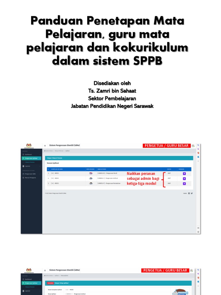 Panduan Penetapan Mata Pelajaran SPPB | PDF