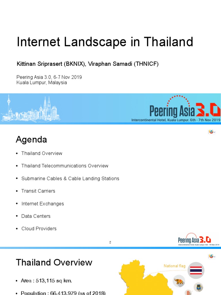 Thailand's Internet Landscape Overview | PDF | Internet Service ...