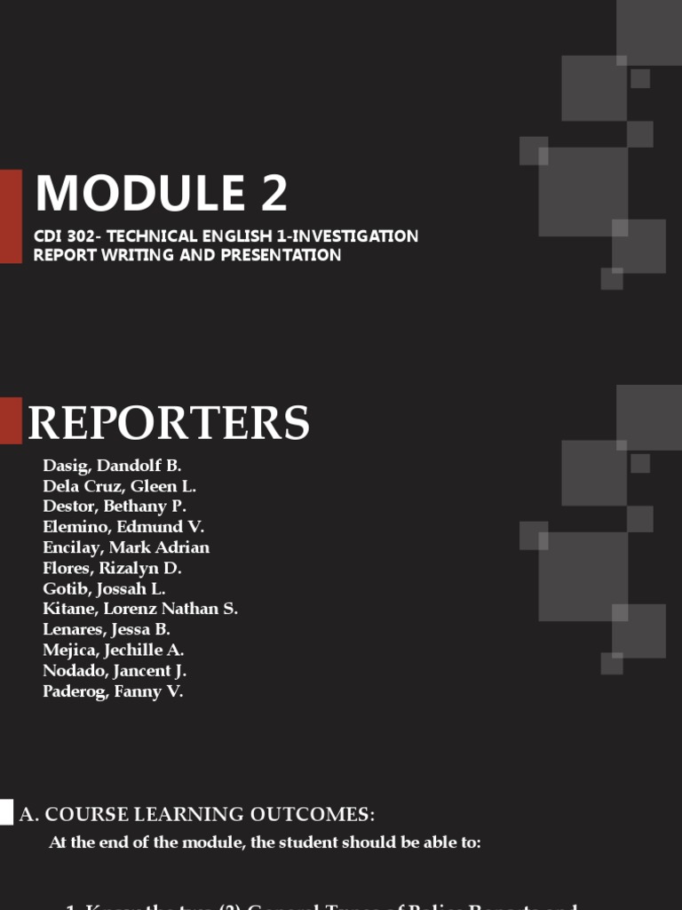 302 Group Police Report Overview | PDF | Arrest | Detective