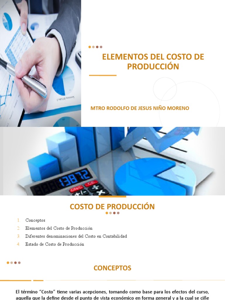 EJERCICIO Elementos Del Costo de Producción | PDF | Costo | Inventario