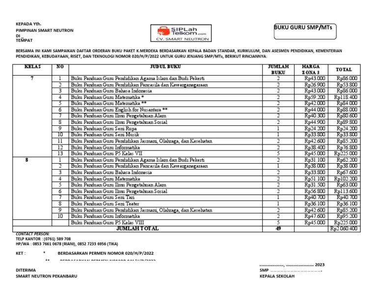 Po Kumer SMP - Guru Revisi | PDF