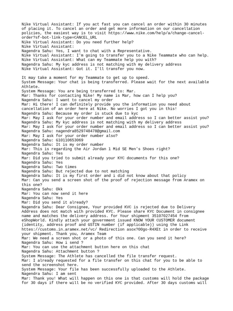 Live Chat History | PDF | Screenshot | World Wide Web