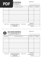 Contoh - Nota - Percetakan | PDF