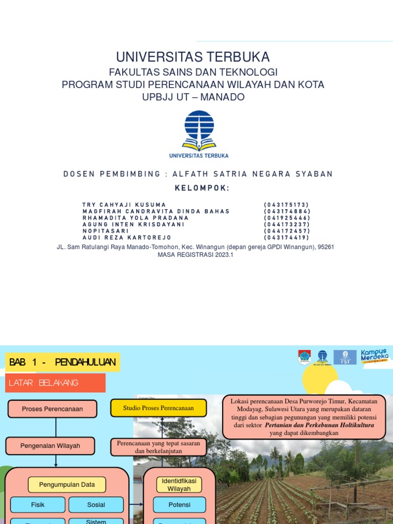 Proposal Studio Perencanaan - Final | PDF