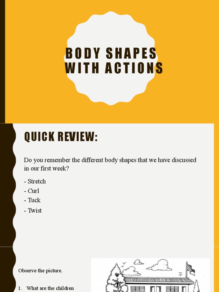 Body Shapes With Actions | PDF