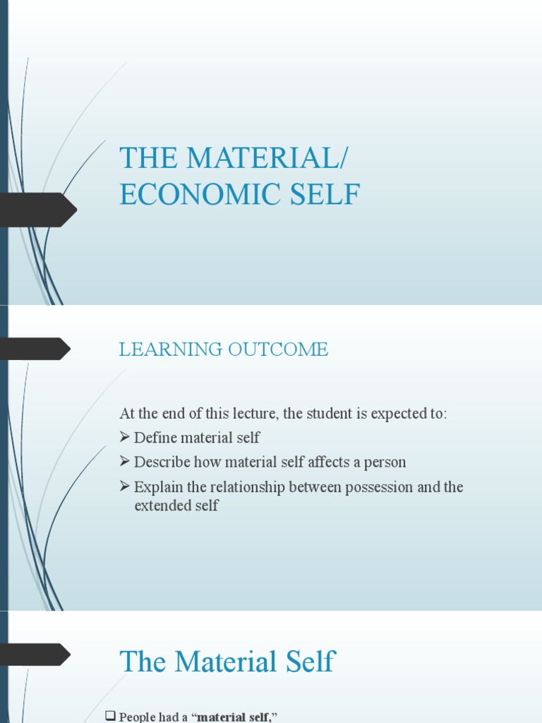 The Material Self - Uts Report | PDF | Self | Grief