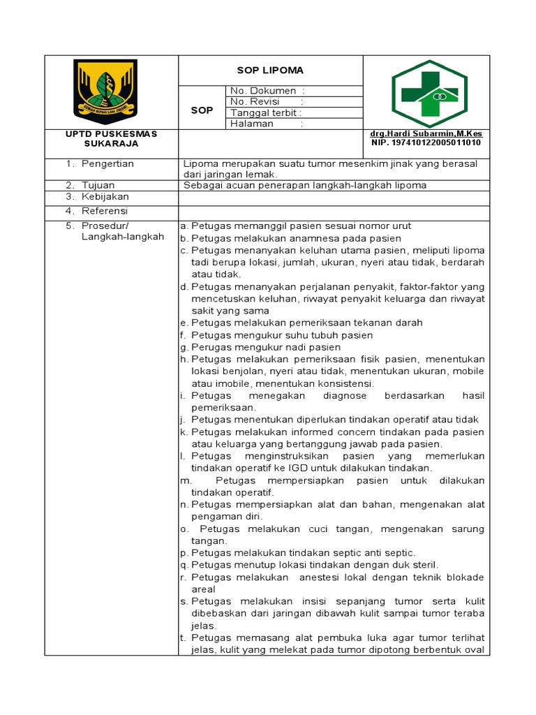 Sop Lipoma | PDF