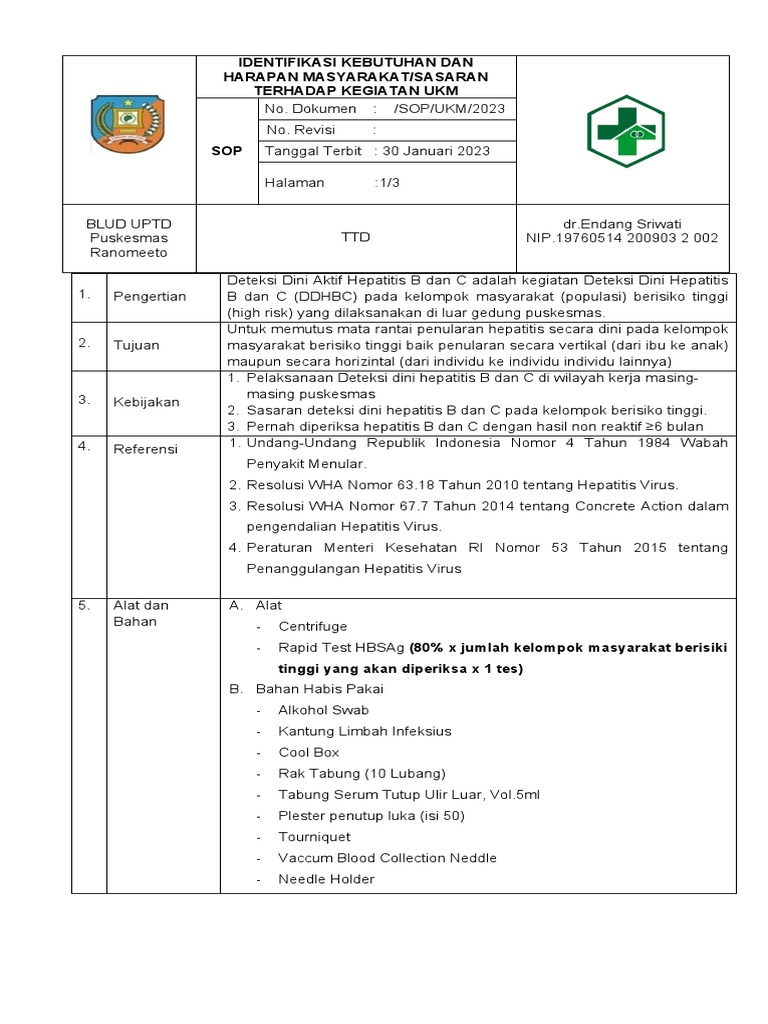 Deteksi Dini Hepatitis B dan C UKM | PDF | Pengembangan Diri ...