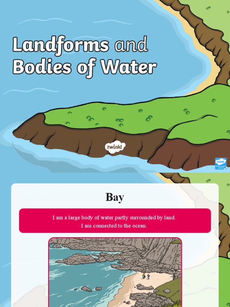 Types of Landforms and Bodies of Water Powerpoint | PDF | River | Lake