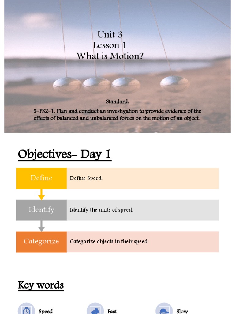 Understanding Speed and Motion | PDF | Speed | Physical Quantities