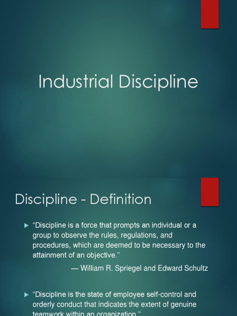 Industrial Discipline | PDF | Disciplines | Applied Ethics
