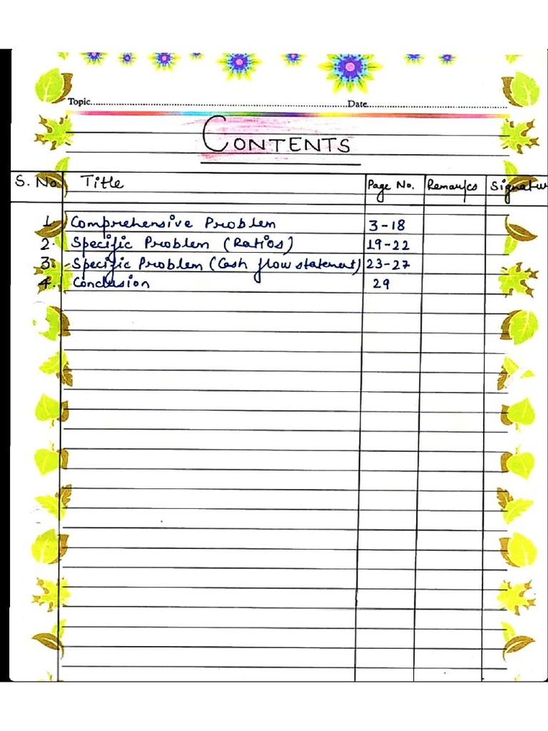 Accounts Project File 1 | PDF