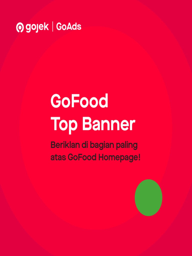 GoFood Top Banner - Gojek EK | PDF | Bisnis