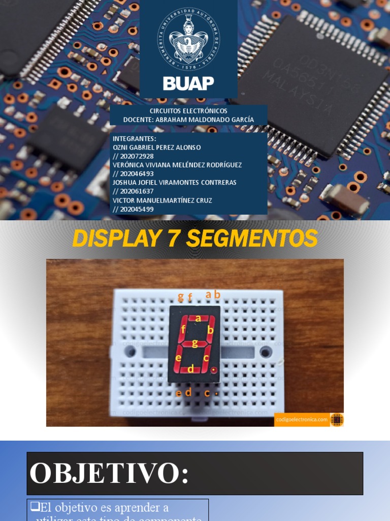 Display 7 Segmentos | PDF | Resistor | Electrónica
