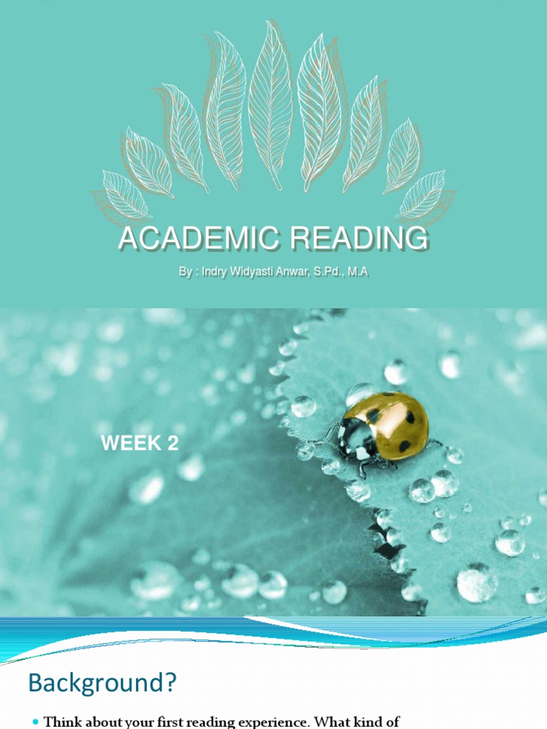Week 1 & 2 | PDF | Reading Comprehension | Speed Reading Week 1 & 2 | PDF | Reading Comprehension | Speed Reading