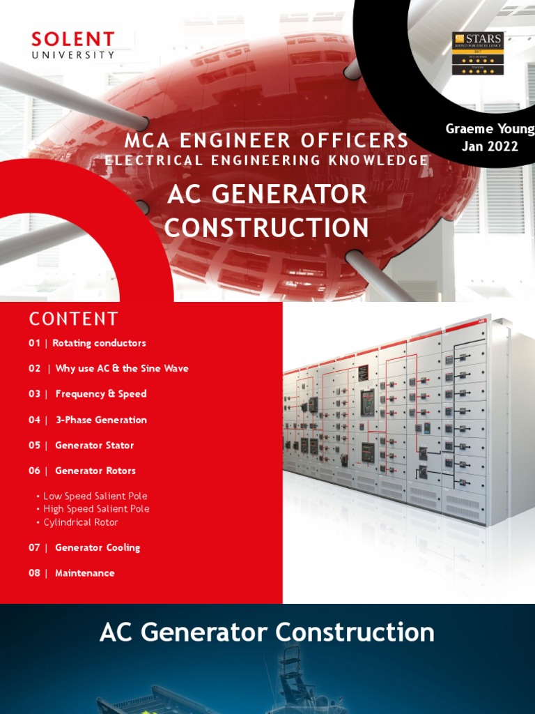 AC Generator Construction Guide | PDF | Electric Generator ...