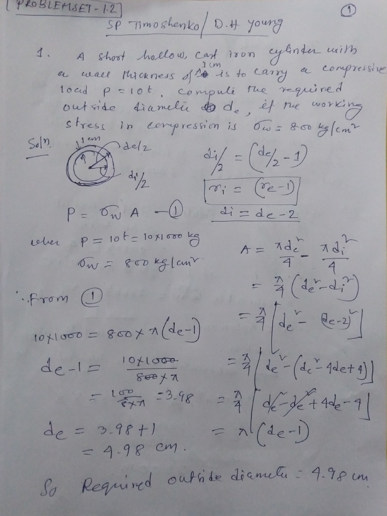 CE (ES) Solid Mech Part-2 | PDF