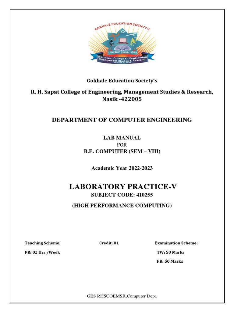 HPC Manual 2022-23 | PDF | Parallel Computing | Graphics Processing Unit