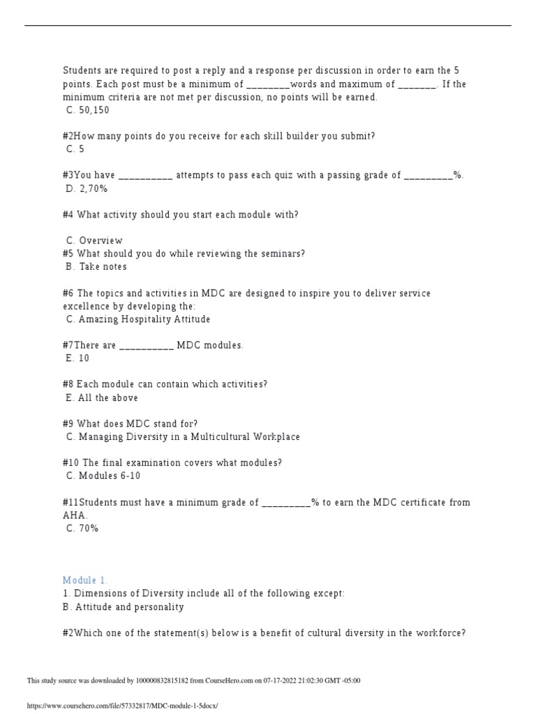 MDC Module 1 5 | PDF | Leadership | Stereotypes