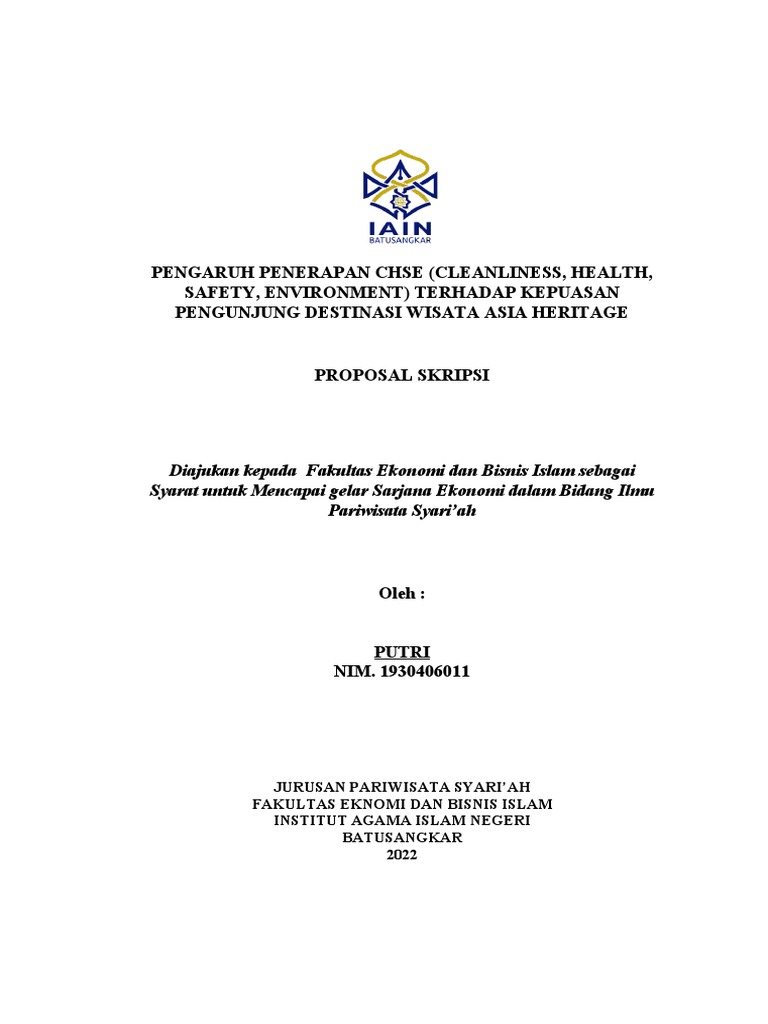 Proposal Skripsi Putri | PDF