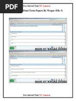 MTH603 MIDTERM SOLVED MCQS by JUNAID | PDF | Eigenvalues And Eigenvectors | Matrix (Mathematics)