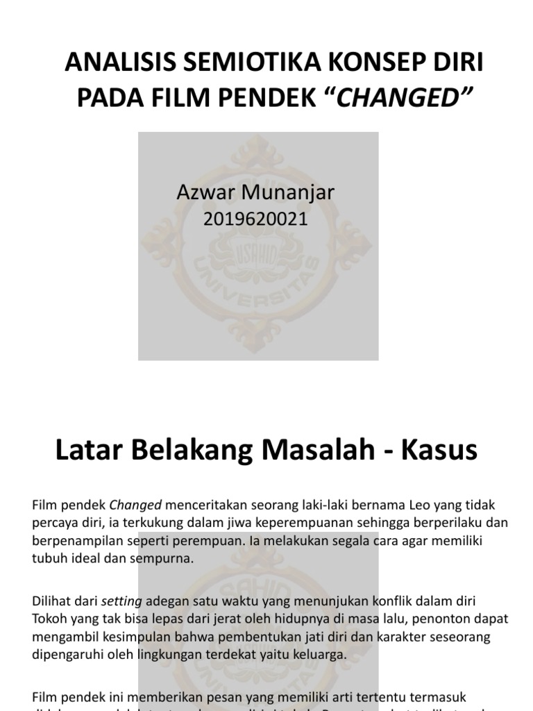 Contoh Kerangka Penelitian - ANALISIS SEMIOTIKA KONSEP DIRI PADA FILM ...