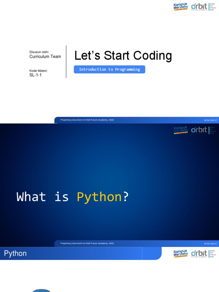 SL-1-1 Pyhton Introduction | PDF | Integrated Development Environment ... SL-1-1 Pyhton Introduction | PDF | Integrated Development Environment ...