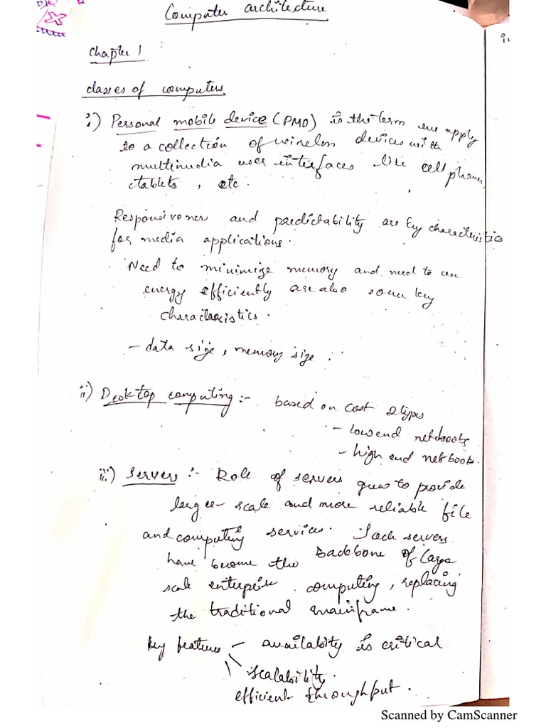 Computer Architecture notes | PDF