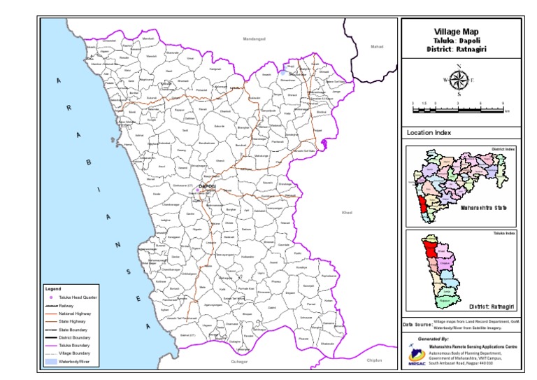 Amazing - Dapoli Detailed Map | PDF