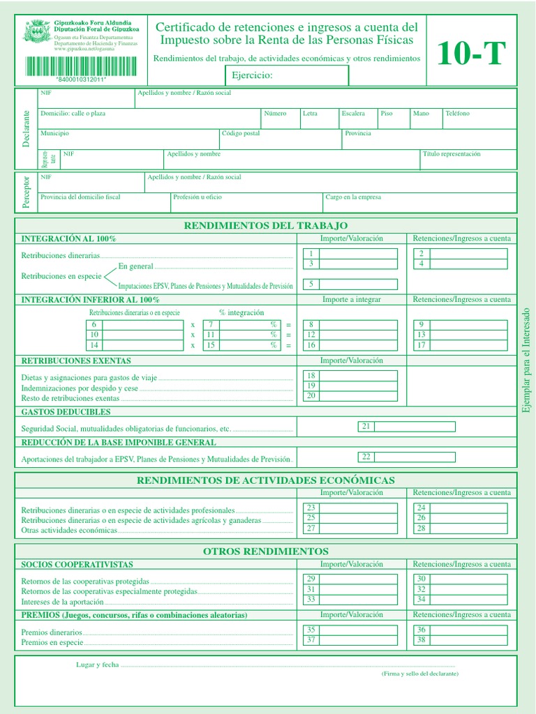 Impreso 10T Inprimakia | PDF