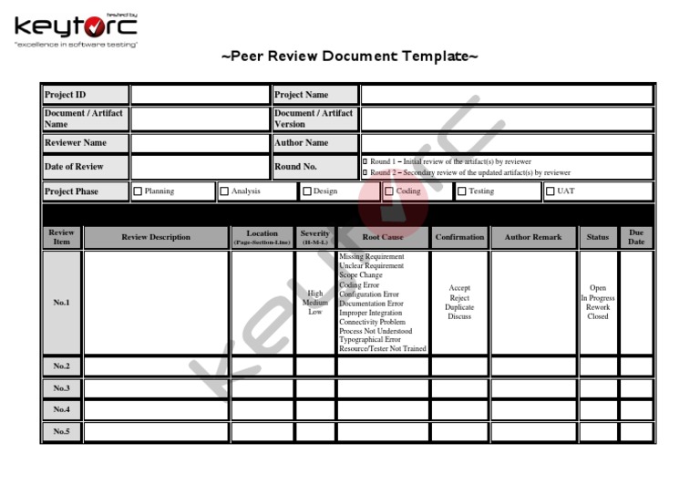 7 - Peer Review Document Template | PDF | Computer Science | Computing
