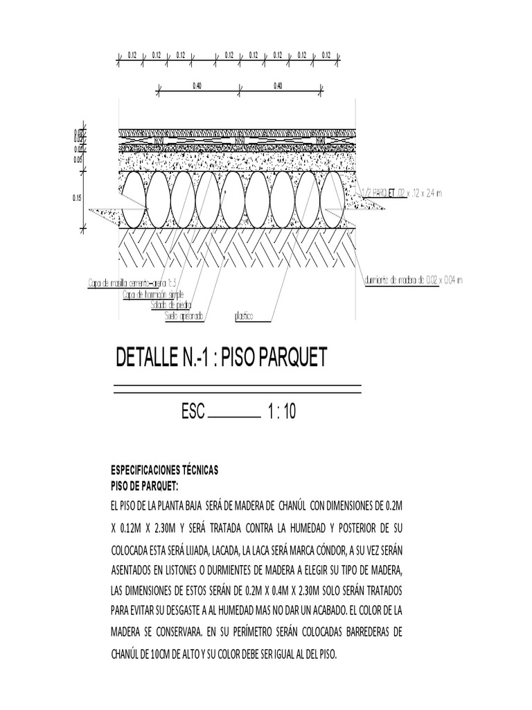 Detalles PARQUET | PDF