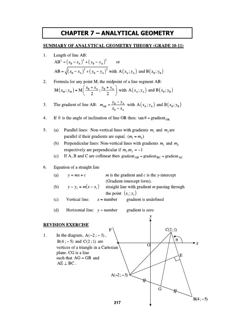 Mind Action Series Book Gr12 AnalyticalGeometry | PDF