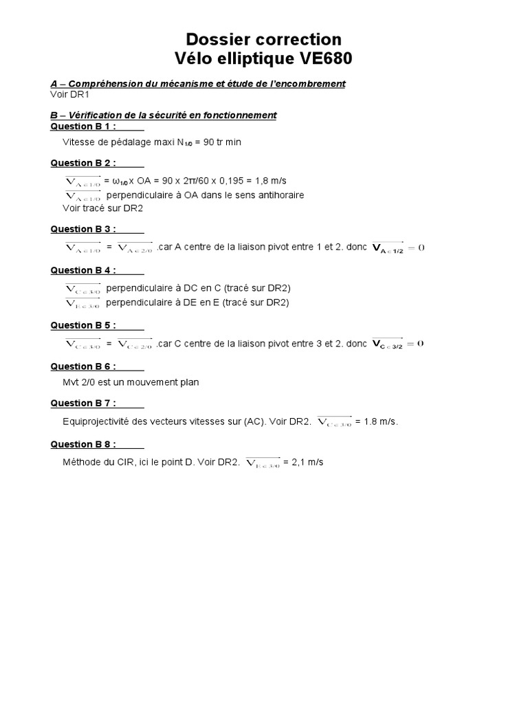 5 Corrig | PDF | Machine | Ingénierie mécanique