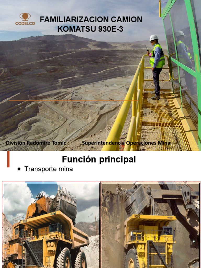 PRESENTACION KOMATSU 930E-3-1 | PDF | Ingeniería mecánica | Tecnología ...