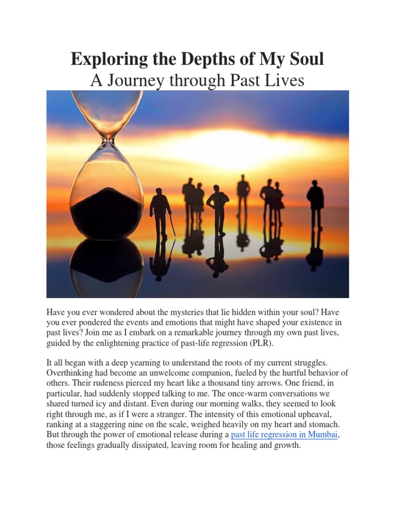 My Journey Through Past Lives | PDF | Reincarnation | Emotions