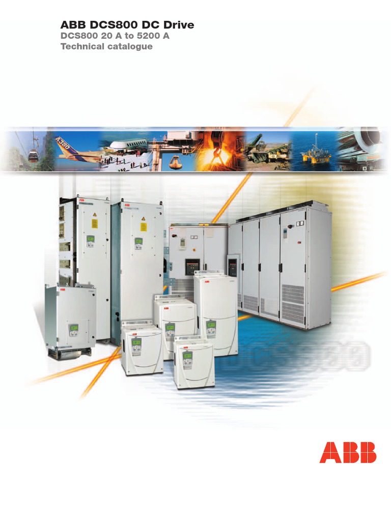 3ADW000192R0201 DCS800 Technical Catalogue e B | PDF | Electric Motor | Electromagnetism