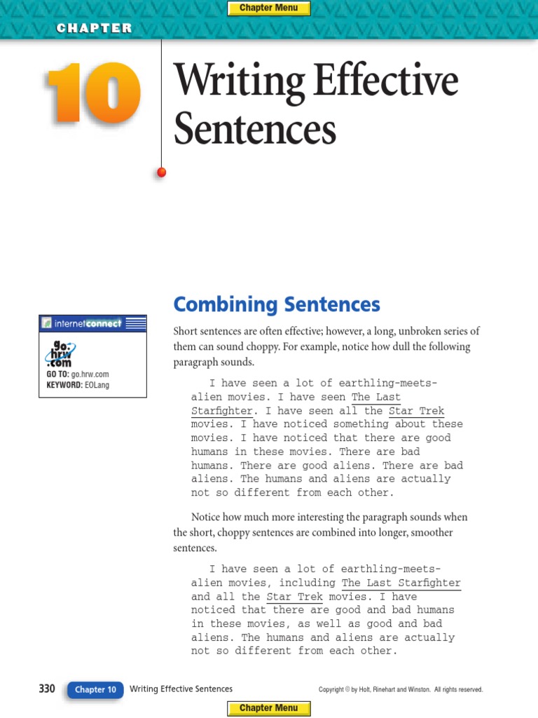 Combining Sentences - Full Series | PDF | Clause | Adjective