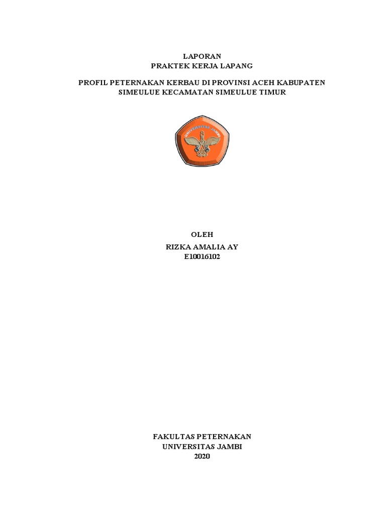 Profil Peternakan Kerbau Aceh 2020 | PDF