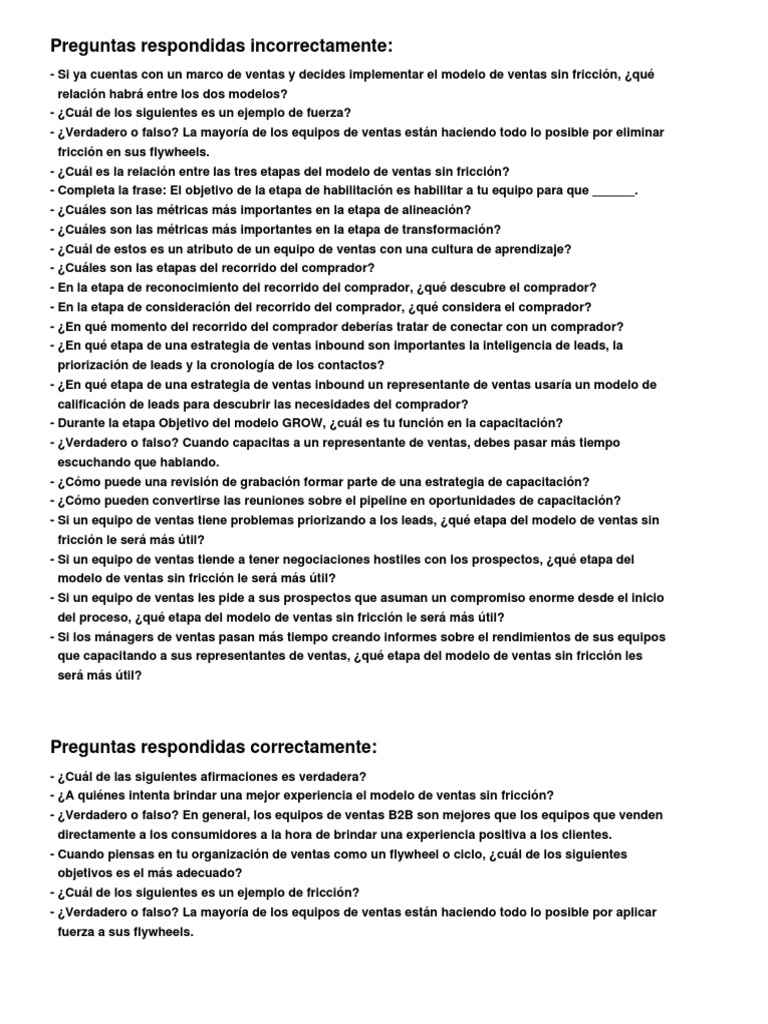 Etapas del Modelo de Ventas Sin Fricción | PDF | Informática