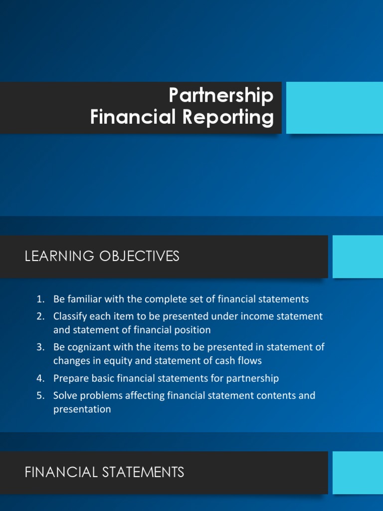 ACT100-1 - Partnership Financial Reporting | PDF | Financial Statement ...
