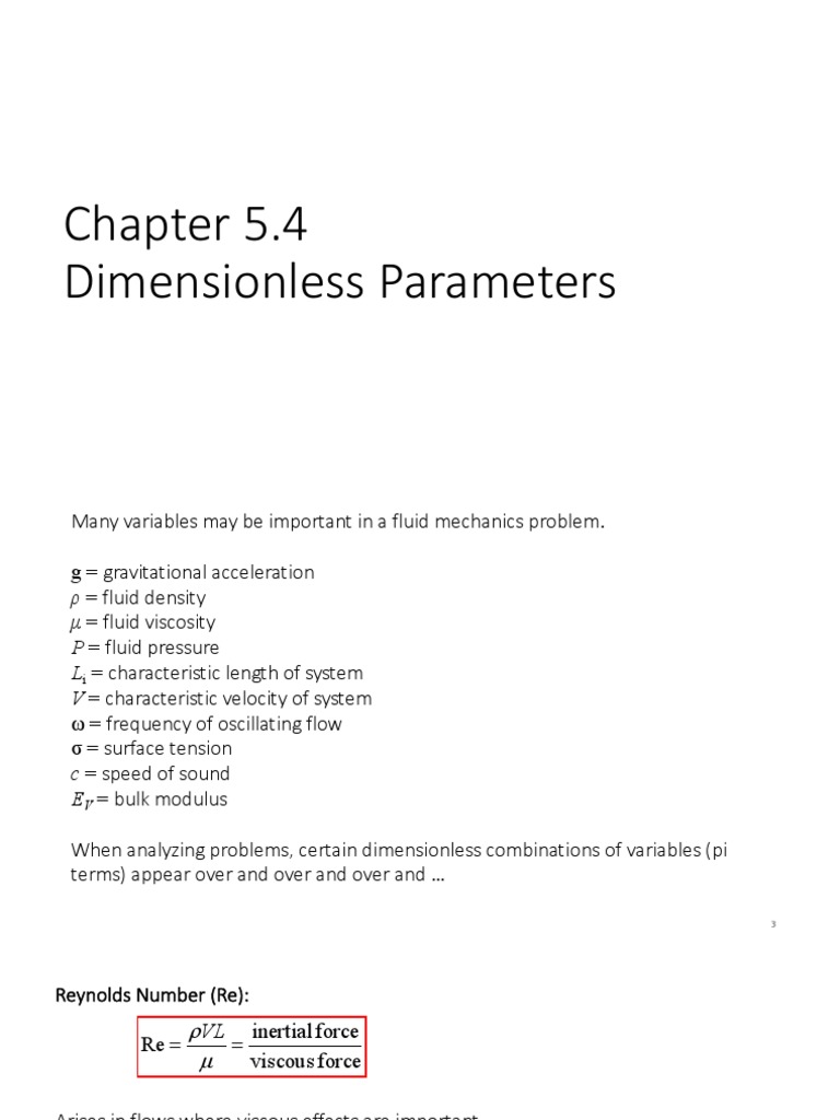 Week12.1-Dimensional Analysis, Part II - Common Parameters-1 | PDF ... Week12.1-Dimensional Analysis, Part II - Common Parameters-1 | PDF ...