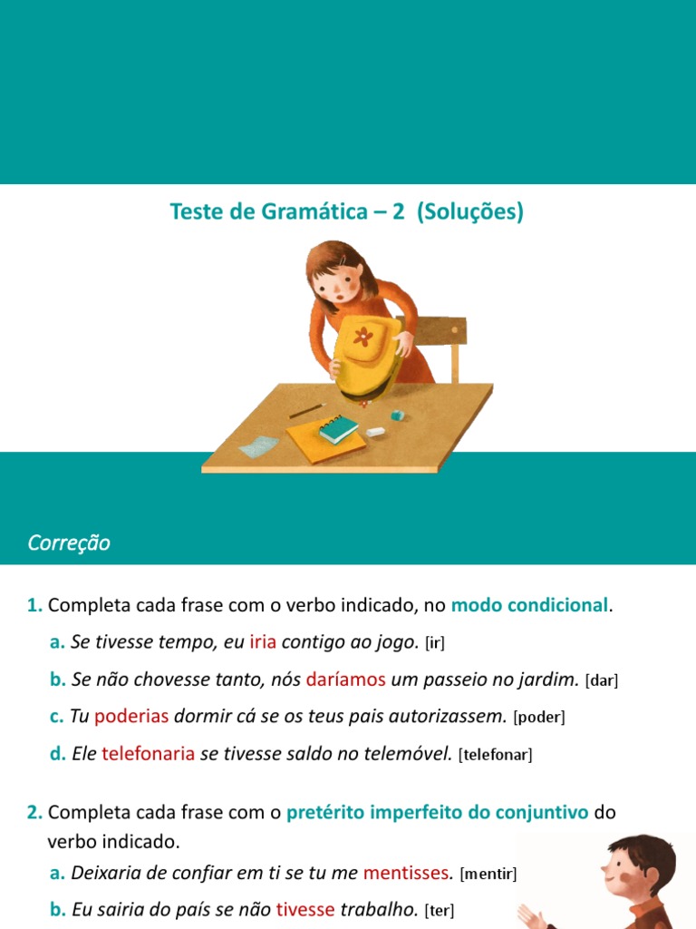 Gramática 2 Soluções | PDF | Linguística | Tipologia linguística Gramática 2 Soluções | PDF | Linguística | Tipologia linguística