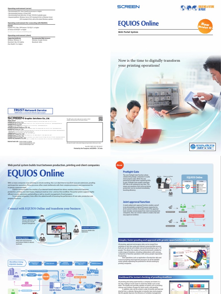 EQUIOS Online: Streamline Printing | PDF | Computer Science | Computer ...